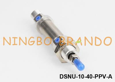 China Festo Type DSNU-10-40-PPV-A Pneumatic Air Cylinder Aluminum Round Body for sale