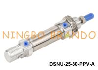 China Round Body Air Cylinders Pneumatic Festo Type DSNU-25-80-PPV-A ISO 6432 for sale