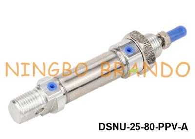 China Round Body Air Cylinders Pneumatic Festo Type DSNU-25-80-PPV-A ISO 6432 for sale
