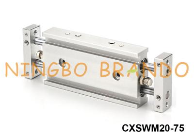 China SMC Type CXSWM20-75 Dual Guide Rod Air Cylinder Double Acting for sale