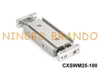 China SMC Type CXSWM25-100 Double Guide Rod Air Cylinder Double Action for sale