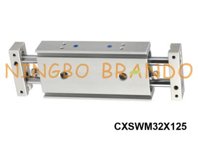 China SMC Type CXSWM32-125 Dual Guided Rod Pneumatic Cylinder for sale