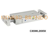 China Dual Guided Rod Pneumatic Air Cylinders SMC Type CXSWL20-50 for sale