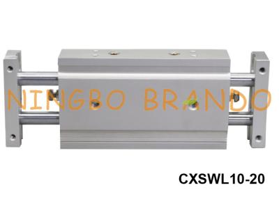 China Double Guided Rod Air Pneumatic Cylinders SMC Type CXSWL10-20 for sale