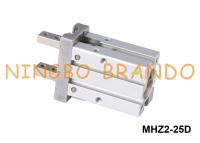 China SMC Type MHZ2-25D 2 Finger Robot Air Gripper Pneumatic Cylinder for sale