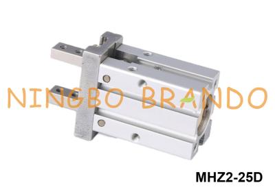 China SMC Type MHZ2-25D 2 Finger Robot Air Gripper Pneumatic Cylinder for sale