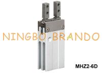 China Small Air Pneumatic Parallel Gripper 2 Finger SMC Type MHZ2-6D for sale