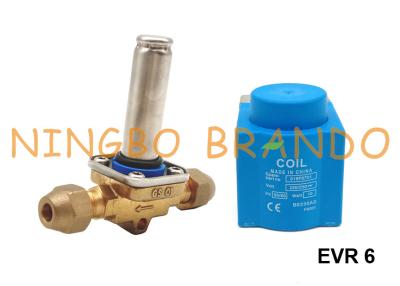 China 3/8'' Refrigeration Solenoid Valve Danfoss Type EVR 6 032F8072 for sale
