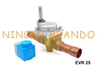 China Danfoss Type EVR 25 NC Refrigeration Solenoid Valve 1 1/8'' 24V DC 220V AC for sale