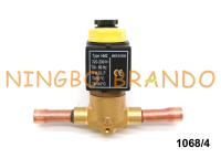 China Castel Type 1068/4 1/2'' Solder Solenoid Valve Refrigeration 220VAC for sale