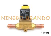 China Castel Type 1078/4 1/2'' Solder Solenoid Valve For Refrigeration System for sale