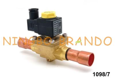 China Castel Type 1098/7 Refrigeration Solenoid Valve 7/8 Inch 220V AC for sale