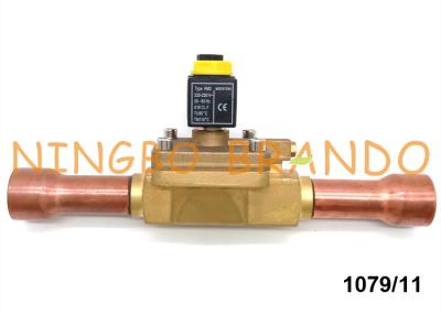 China Castel Type 1079/11A6 1 3/8 Inch Solenoid Valve In Refrigeration Cycle for sale