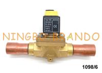 China Castel Type 1098/6 2 Way Refrigeration Solenoid Valve 3/4'' 220VAC for sale