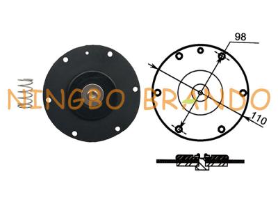 China K3500 M1581 K3502 M1591 1-1/2'' Inch Pulse Valve Diaphragm Repair Kit for sale