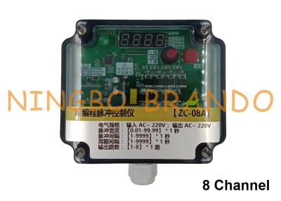 China 8 Lines Dust Collector Pulse Jet Valve Controller 220VAC Input Output for sale