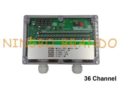 China 36 Channel Dust Collector Pulse Sequential Timer 220V Input Output for sale