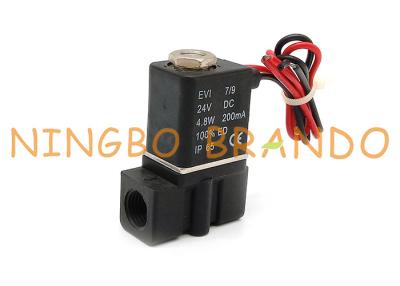 China 2P025-08 1/4'' Inch Direct Acting Plastic Pneumatic Solenoid Valve for sale