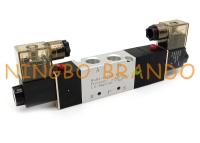 China 4V330C-10 3/8'' 5/3 Way Closed Center Pneumatic Solenoid Valve for sale