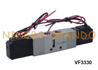 China VF3330 SMC Type Pneumatic Air Solenoid Valve 5/3 Way 24V 220V for sale