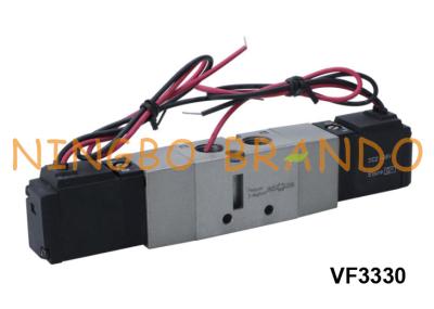 China VF3330 SMC Type Pneumatic Air Solenoid Valve 5/3 Way 24V 220V for sale