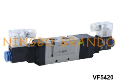 China VF5420 SMC Type 5/3 Way Pneumatic Control Solenoid Valve 24V 220V for sale