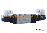 China VF5520 SMC Type Pneumatic Solenoid Valve 5 Way 3 Position 24V 220V for sale