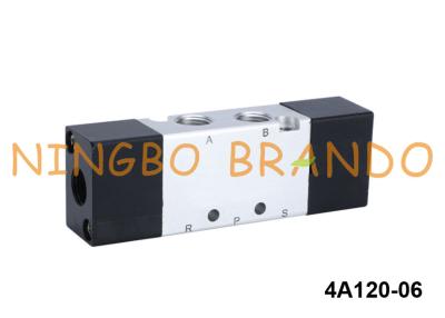 China 4A120-06 Airtac Type Air Pilot Operated Pneumatic Valve 5 Way for sale