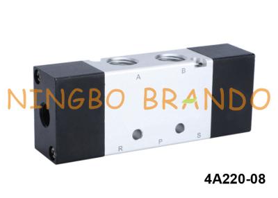 China 4A220-08 Airtac Type Air Pilot Pneumatic Valve 5 Way 2 Position for sale