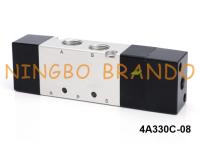 China 4A330C-10 4A330E-10 4A330P-10 Airtac Type 5/3 Way Pneumatic Pilot Valve for sale