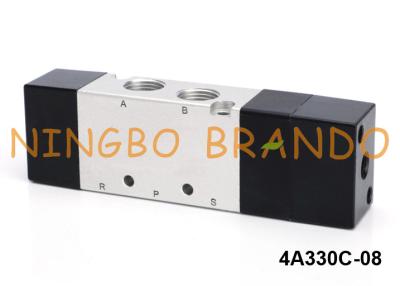 China 4A330C-10 4A330E-10 4A330P-10 Airtac Type 5/3 Way Pneumatic Pilot Valve for sale