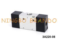 China 3A220-08 Airtac Type Double Air Pilot Pneumatic Valve 3 Way for sale