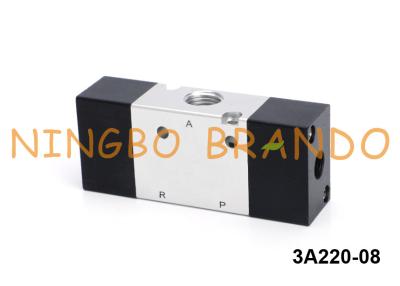 China 3A220-08 Airtac Type Double Air Pilot Pneumatic Valve 3 Way for sale