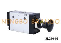 China 3L210-08 Airtac Type 3 Way Push Pull Pneumatic Air Control Valve for sale