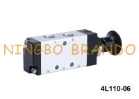 China 4L110-06 Airtac Type Push Pull Air Control Pneumatic Valve 5 Way for sale