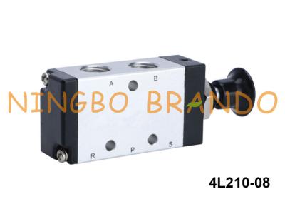 China 4L210-08 Airtac Type Push Pull Pneumatic Air Control Valve 5 Port for sale