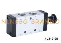 China 4L310-08 Airtac Type Pneumatic Hand Push Pull Valve 5 Way for sale