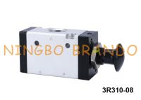 China 3R310-08 Airtac Type 3/2 Way Manual Push Pull Air Control Valve for sale