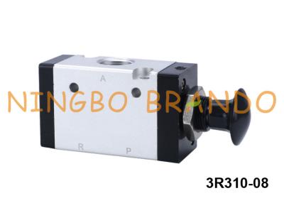 China 3R310-08 Airtac Type 3/2 Way Manual Push Pull Air Control Valve for sale