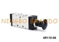 China 4R110-06 Airtac Type Hand Push Pull Air Control Valve 5 Way for sale