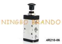 China 4R210-06 Airtac Type Manual Push Pull Air Control Valve 5/2 Way for sale