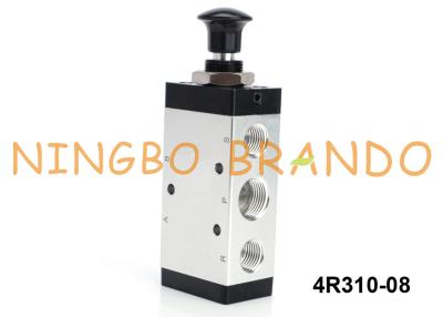China 4R310-08 Airtac Type Manual Push Pull Pneumatic Air Valve 5 Way for sale