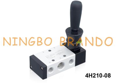 China 4H210-08 Airtac Type Manual Hand Lever Air Valve 5/2 Way for sale