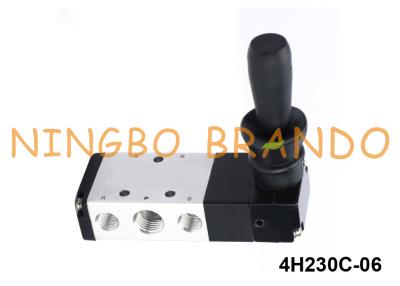 China 4H230C-06 Airtac Type Hand Lever Air Directional Valve 5/3 Way for sale