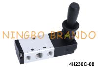 China 4H230C-08 Airtac Type Manual Hand Lever Air Valve 5/3 Way for sale