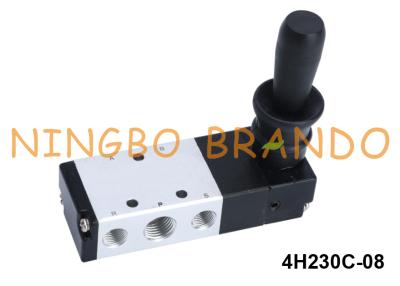 China 4H230C-08 Airtac Type Manual Hand Lever Air Valve 5/3 Way for sale