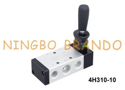 China 4H310-10 Airtac Type Pneumatic Hand Lever Valve 5 Way 2 Position for sale
