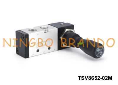 China TSV8652-02M Shako Type Hand Operated Air Valve 5/2 Way for sale