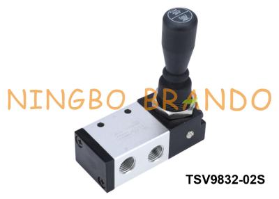 China TSV9832-02S Shako Type Hand Operated Control Air Valve 3/2 Way for sale