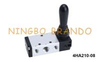 China 4HA210-08 Airtac Type Manual Air Directional Control Valve 5/2 Way for sale